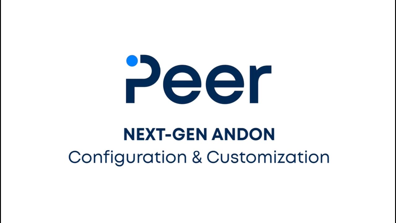 Peer Configuration and Customization - SmartSights